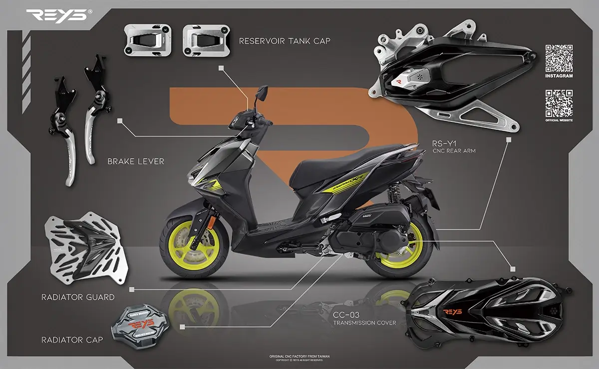 2026 勁戰七代 Cygnus X 125/XR 155 規格價錢、改裝推薦與勁戰六代比較一次看! - REYS官方網站 | 機車二輪改裝 ...
